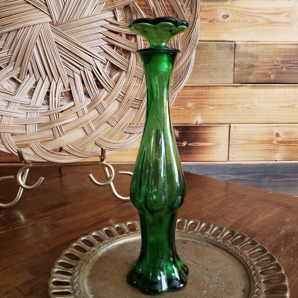 Avon | Art | Vintage Avon Emerald Bud Vase | Poshmark